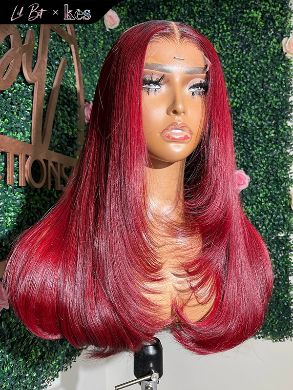 Kes x lilbit_collections 22 inch 5×5 Glueless human hair HD lace ...