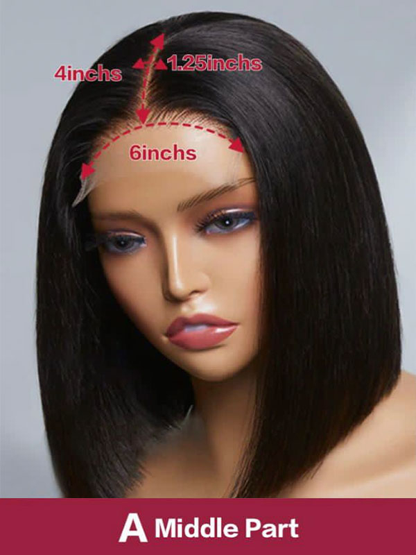 middle part bob wigs